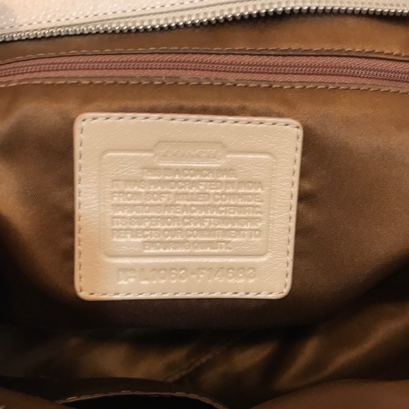 Coach | Bags | Coach Hamilton Sand Pebbled Leather Tote | Poshmark